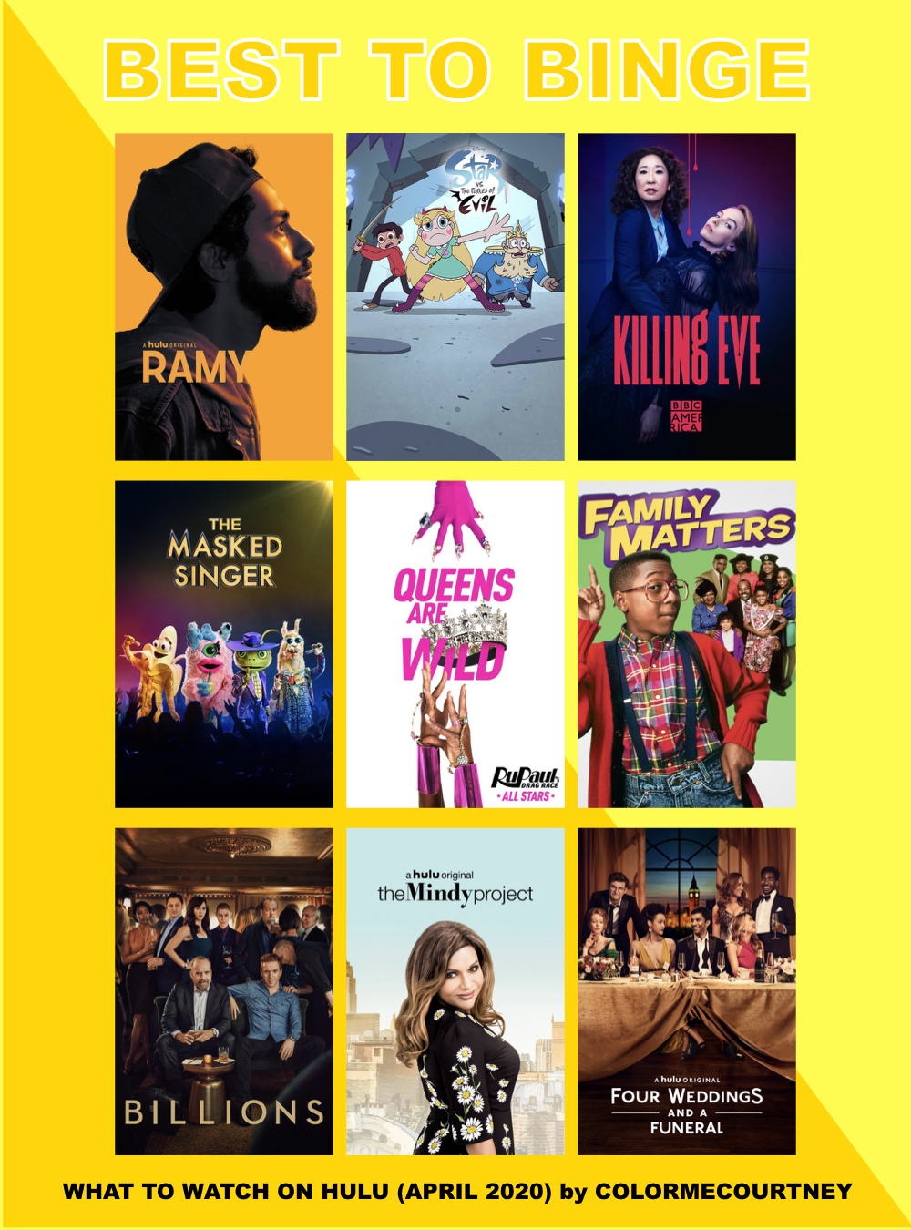 Best TV Shows To Binge Watch On Hulu Color Me Courtney Best TV Shows To Binge Watch On Hulu Color Me Courtney