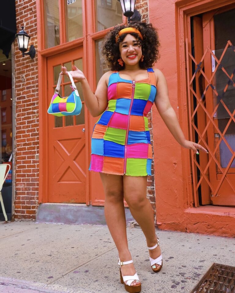 Color Me Courtney - Patchwork Mini Dress